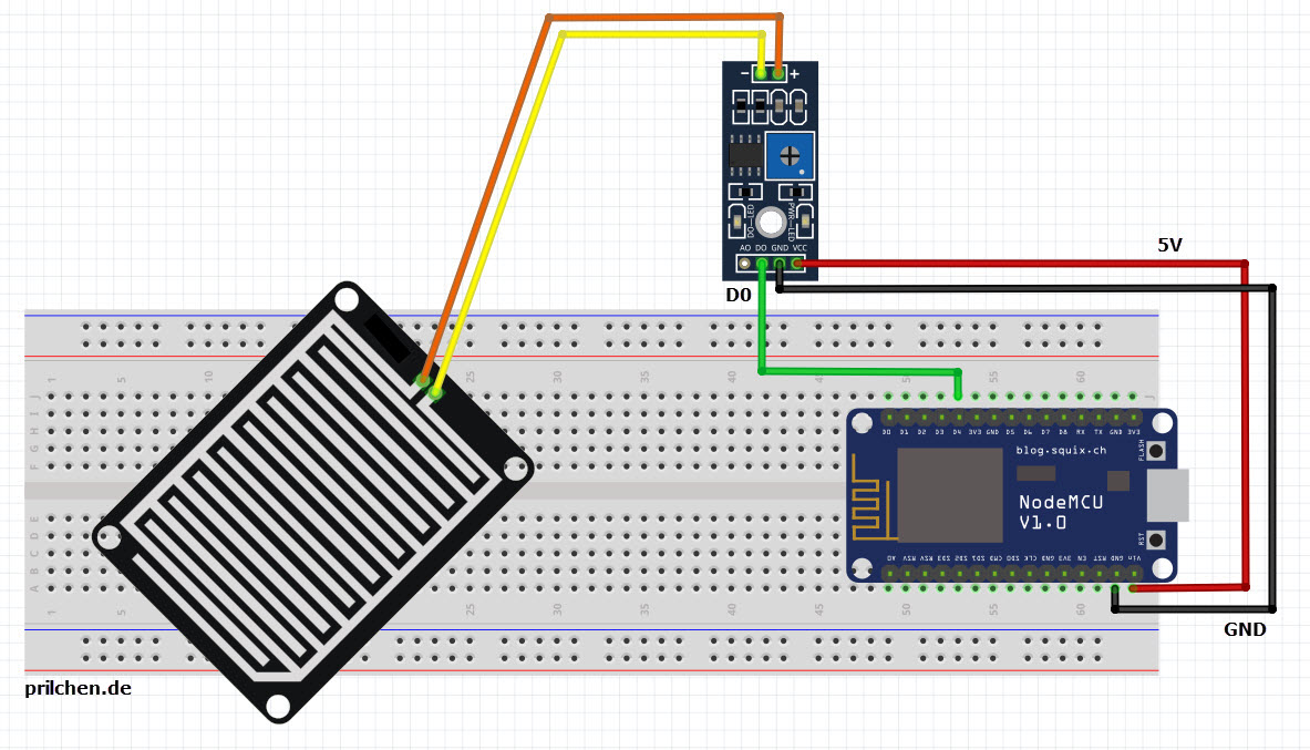 ESP8266 als Wasserwarner mit Sprachausgabe per Alexa – Prilchen tüftelt