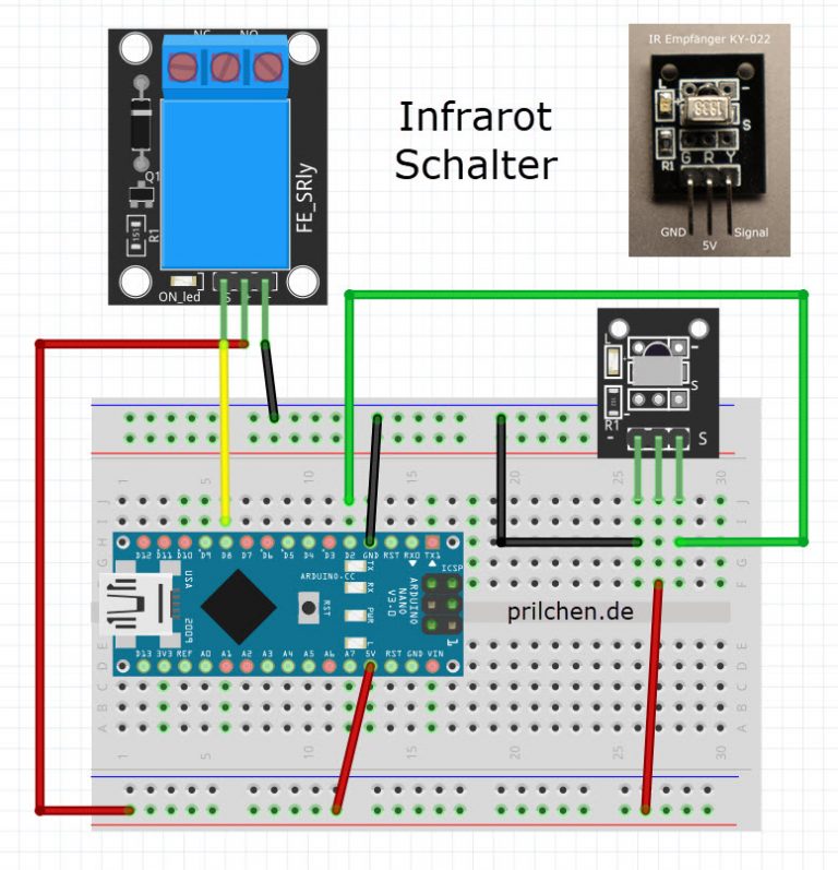 Arduino Infrarot Schalter – Deine IR Fernbedienung kann auch noch ganz andere Geräte steuern ...