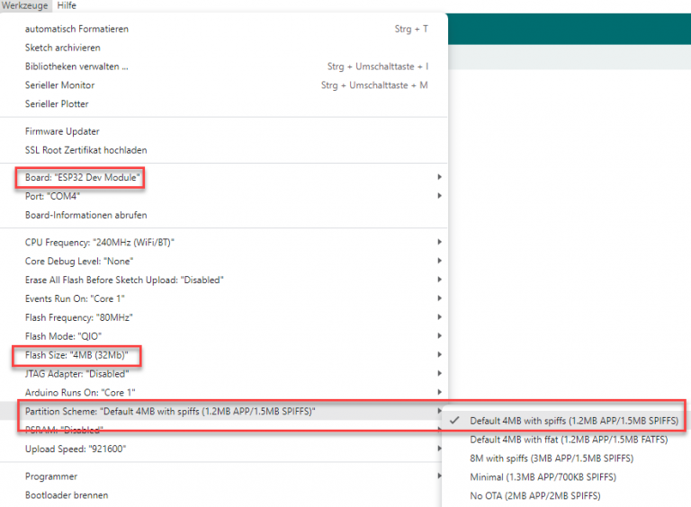 Arduino OTA – Sketch Upload per WLAN ohne Kabel – Prilchen tüftelt