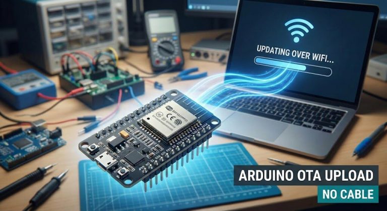 Arduino OTA – Sketch Upload per WLAN ohne Kabel – Prilchen Laps