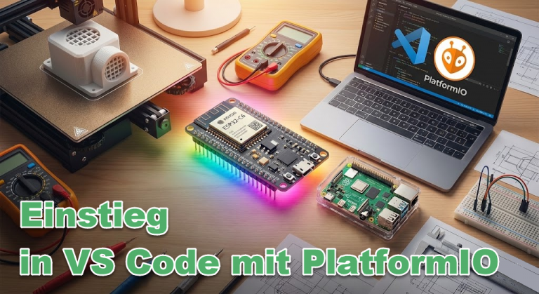 Der moderne Weg – ESP32-C6 mit VS Code & PlatformIO – Prilchen Laps